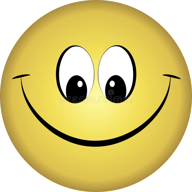 Het Gezicht Van De Glimlach Vector Illustratie - Illustration of vorm ...