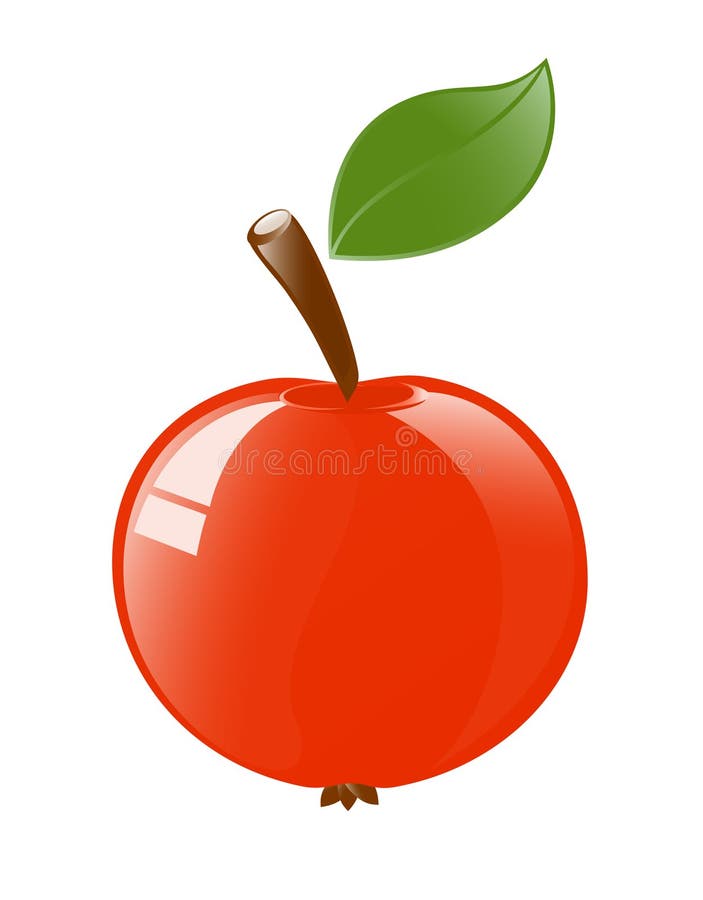 Glanzend Apple-icoon vector illustratie. Illustration of grijs - 11029689