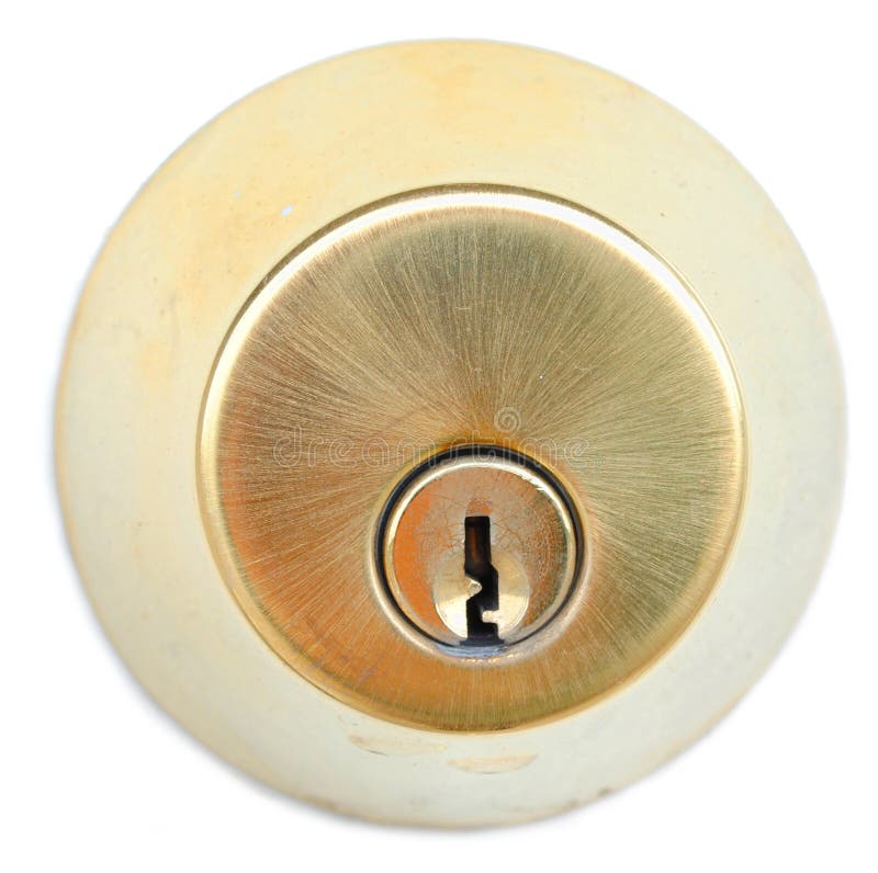 Het Gouden Slot Van De Deur Stock Afbeelding - Image of veilig, deuren ...