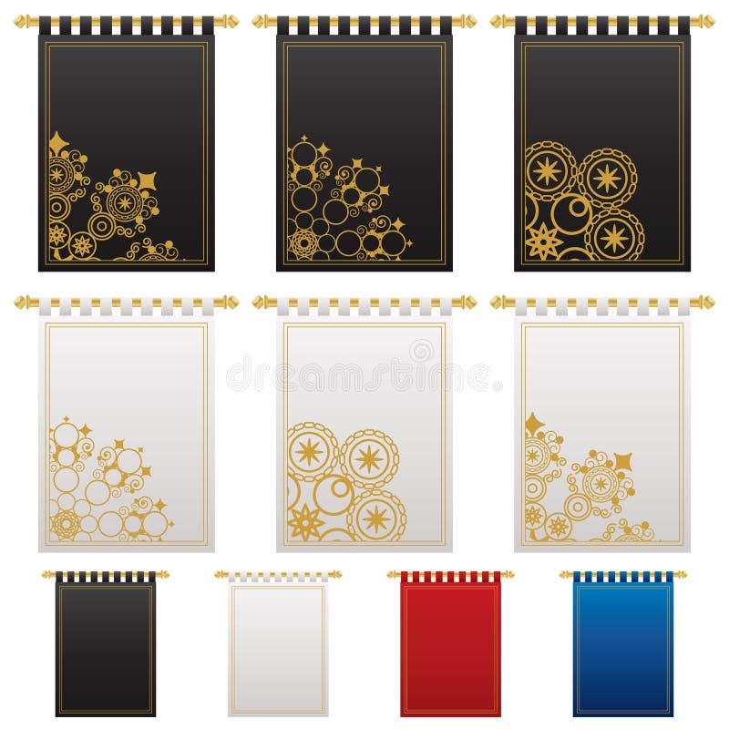 Het hangen van de muur vector illustratie. Illustration of orneren ...