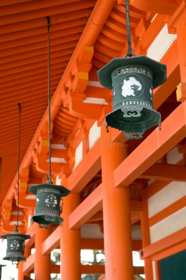 Het Heiligdom van Heian stock foto. Image of gevoelig - 12183496