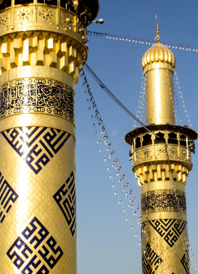 Het Heiligdom Van Imam Abbas Stock Afbeelding - Image of broer, één ...