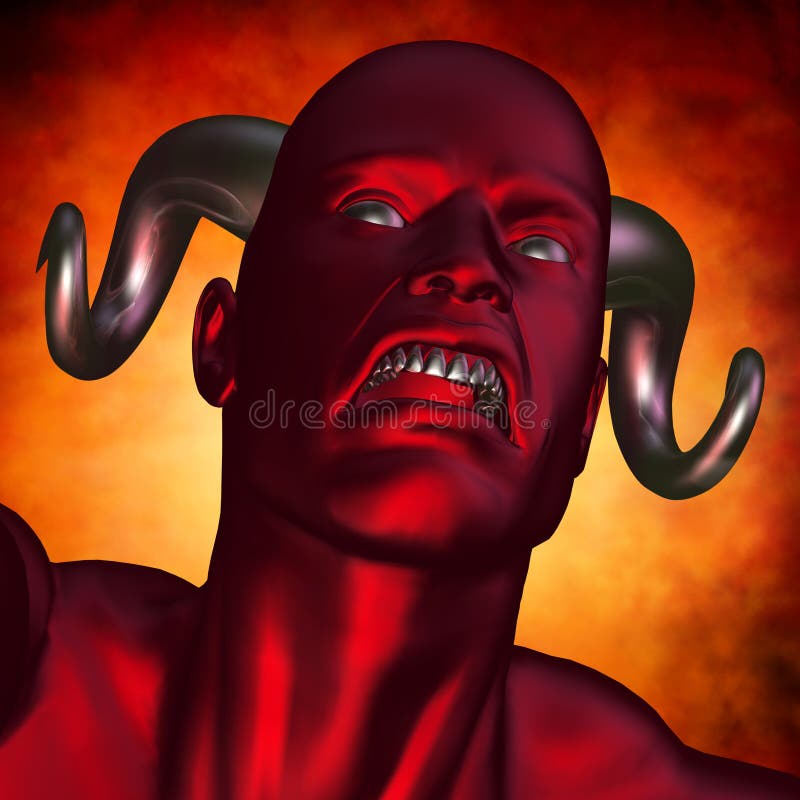 Rode duivel stock illustratie. Illustration of fictie - 18241937