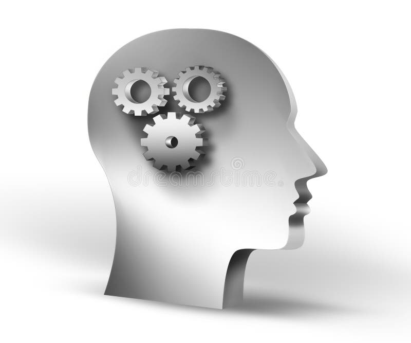 Het hoofd van het toestel stock illustratie. Illustration of toestel ...