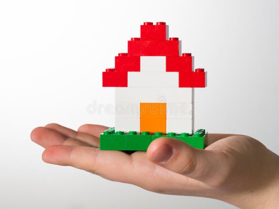 Het Huis van Lego stock foto. Image of baksteen, gebouw - 113308290