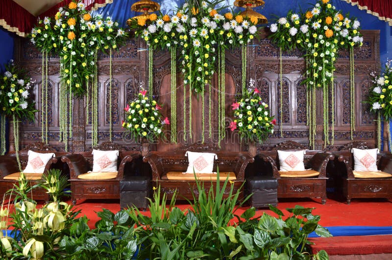 Javaanse Bruiloftsdecoratie - Javaanse Bruiloftsdecoratie Stock ...