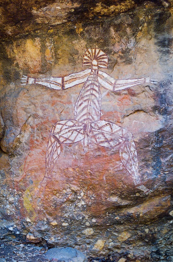 Het Inheemse Art. Van De Rots Stock Foto - Image of noordelijk ...