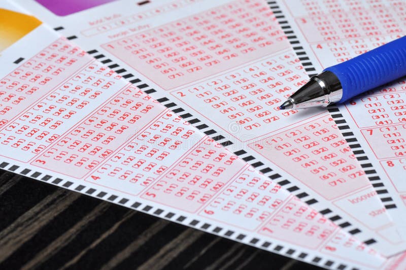 Het kaartje van de loterij stock foto. Image of bingo - 26801096