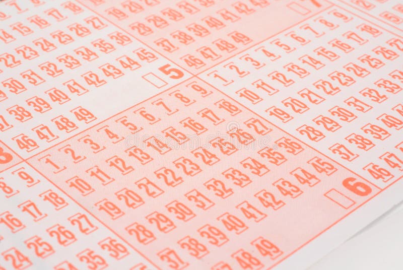 Het Kaartje Van De Loterij En Potlood #2 Stock Afbeelding - Image of ...