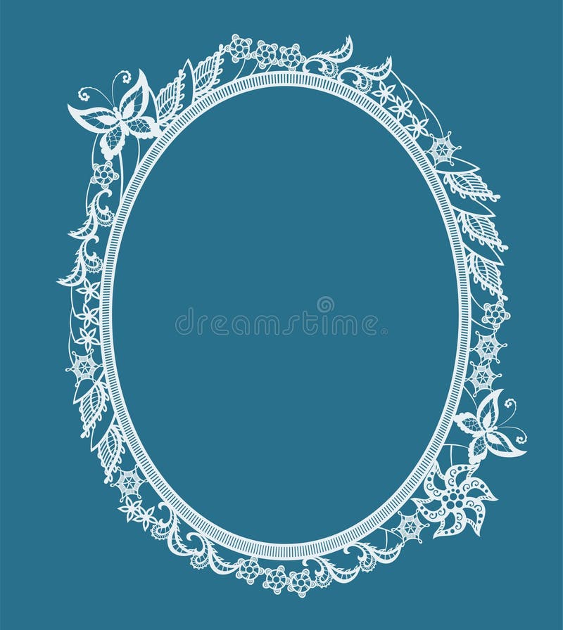 Het Kader Van De Elementen Van Abstract Kant Stock Illustratie ...