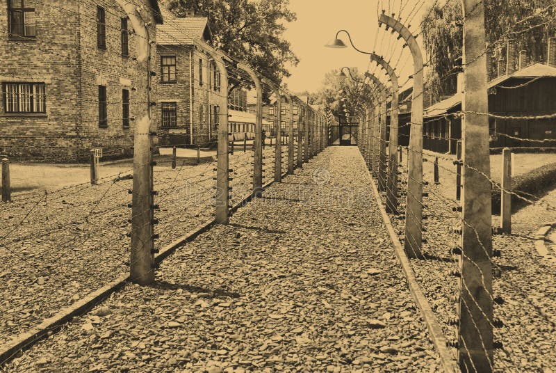 Concentratiekamp Auschwitz – Polen Redactionele Afbeelding - Image of ...