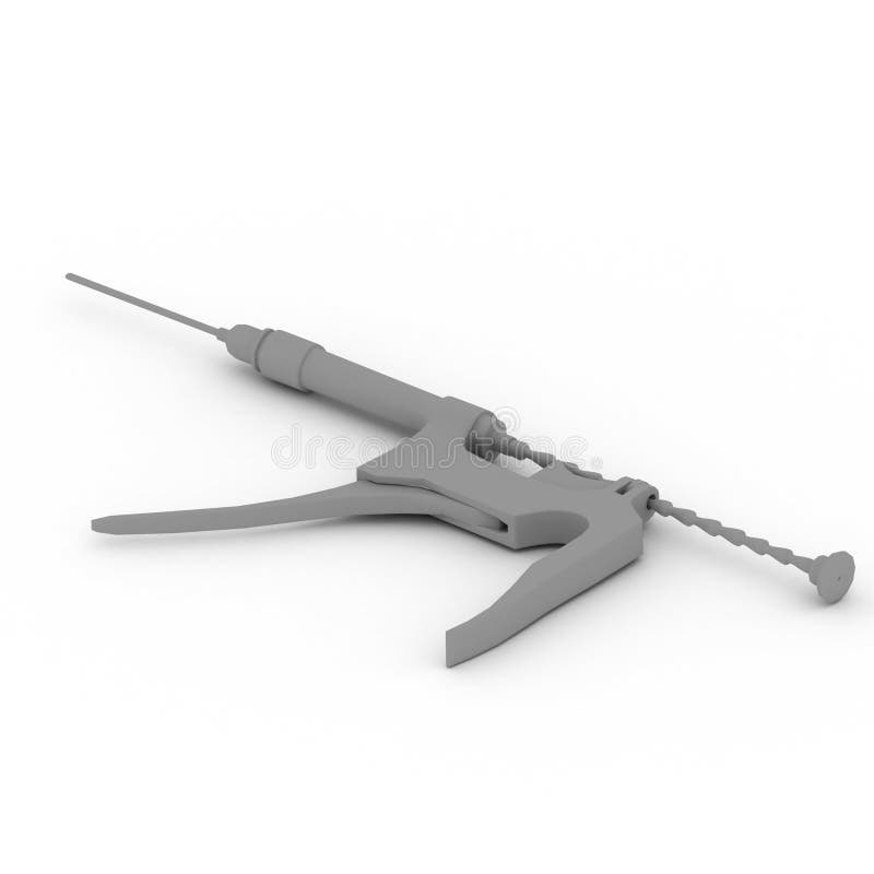 Het kanon van de spuit stock illustratie. Illustration of kanon - 22546197