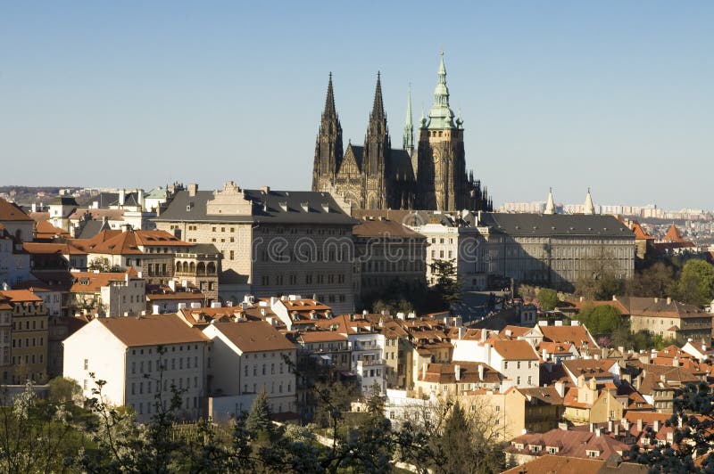 Het kasteel van Praag stock foto. Image of kasteel, plaatsen - 26825246