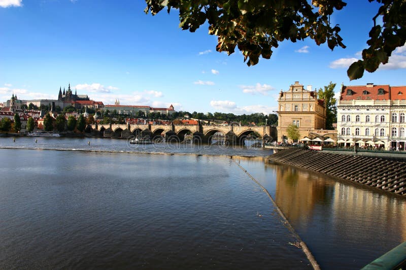 Praagse Burcht stock foto. Image of republiek, brug, kerken - 2979248