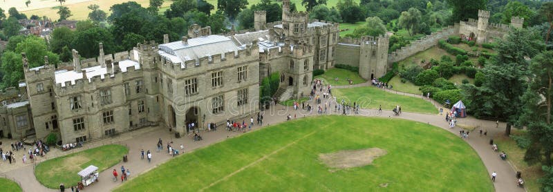 Het Valhek En Poorthuis Bij Kasteel Warwick Stock Afbeelding - Image of ...