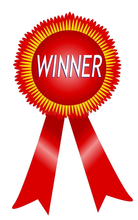 Het Kenteken Van De Winnaar Stock Illustratie - Illustration of tekens ...