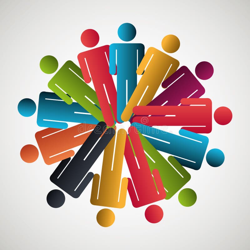 Diversiteit vector illustratie. Illustration of tolerantie - 9443888