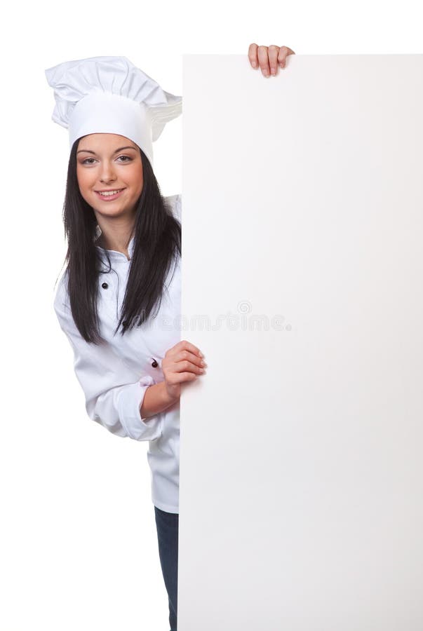 Het Koken Met Een Lege Lijst Als Menu Stock Foto - Image of affiche ...