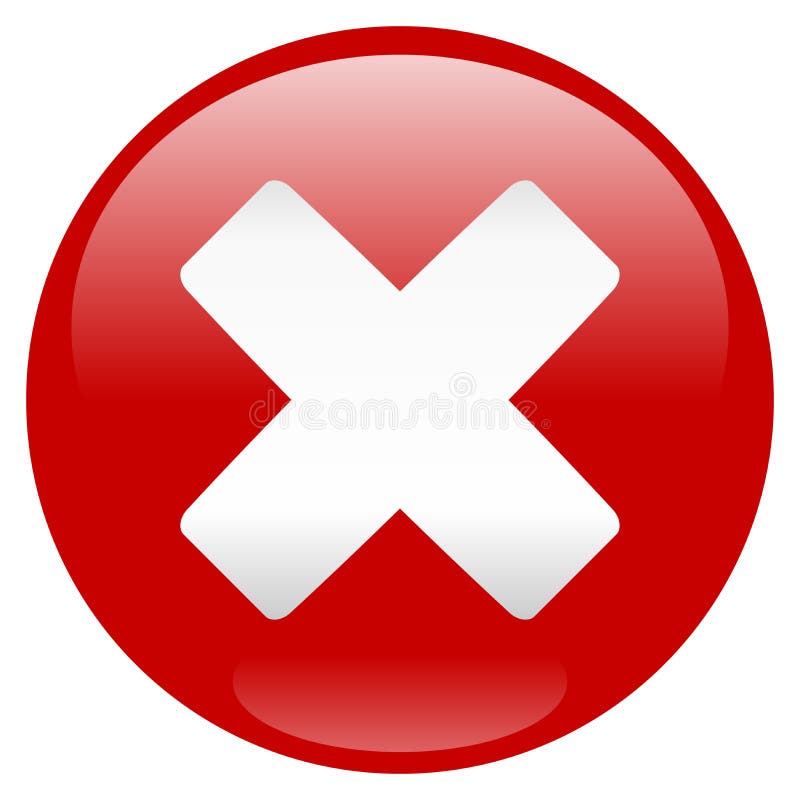 Het Kritieke Pictogram Van De Fout Vector Illustratie - Illustratie ...