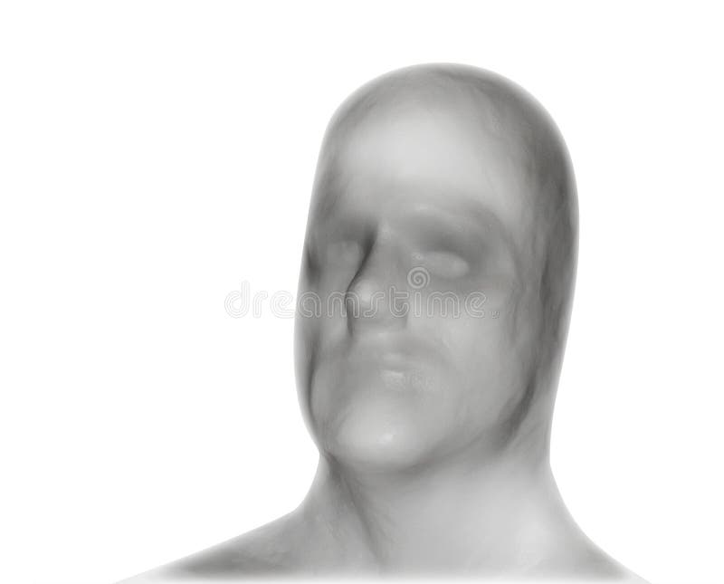 Het Lege Witte Masker Van Het Gezicht Van De Identiteit Stock ...