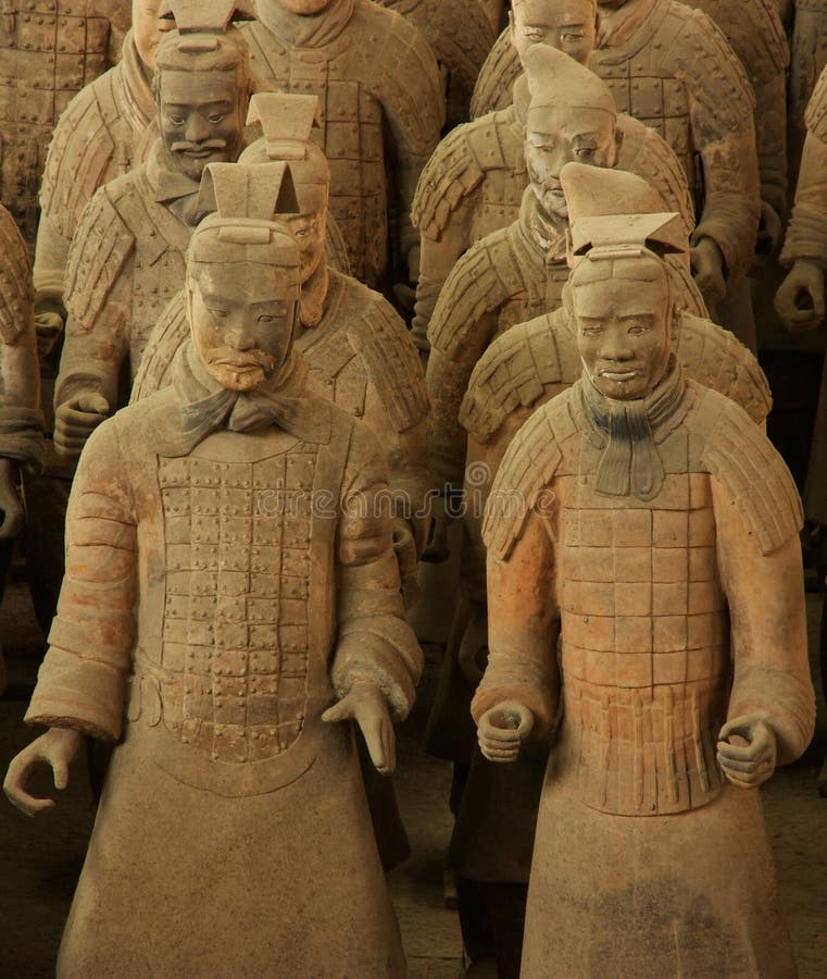 Terracotta Leger van Xi'an redactionele stock foto. Image of yong ...