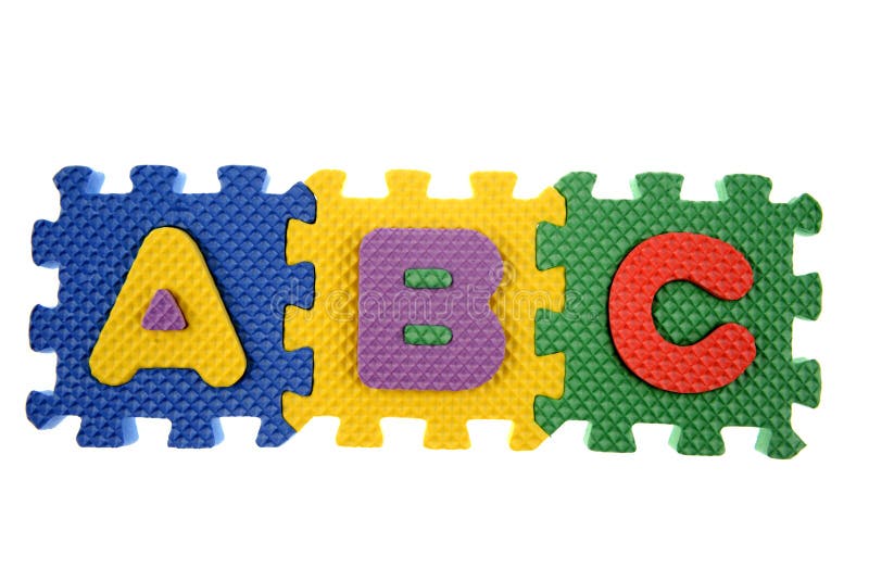 ABC leerblokken stock foto. Image of leer, engels, idee - 8011942