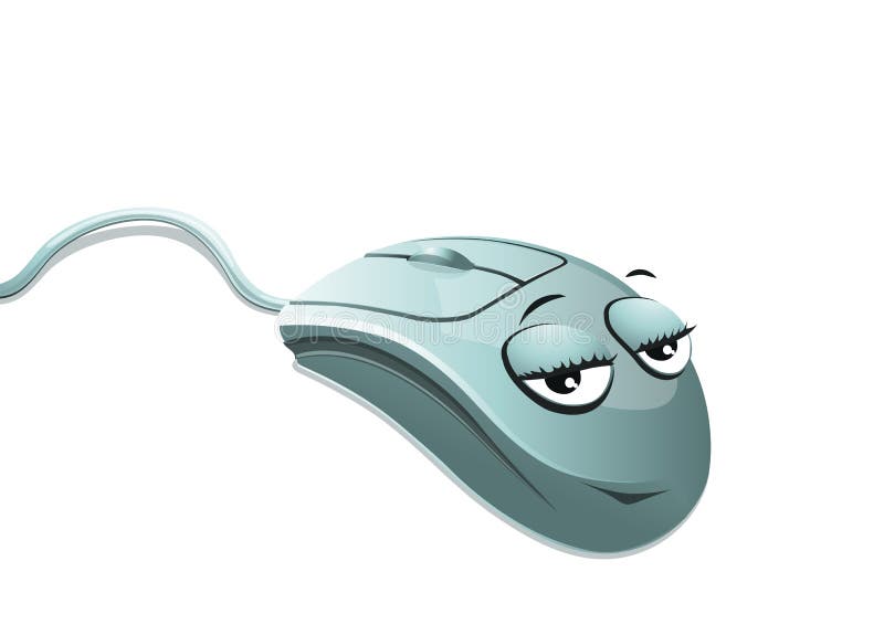 Het leven computermuis stock illustratie. Illustration of zaken - 8723476