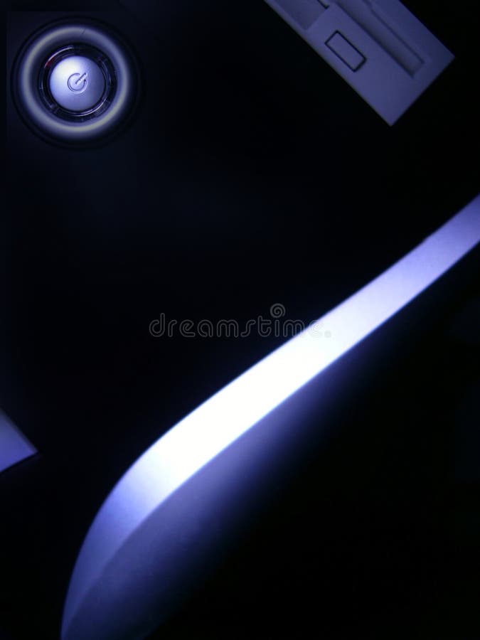 Desktop-pc-behuizing stock foto. Image of computer, gouden - 5876188