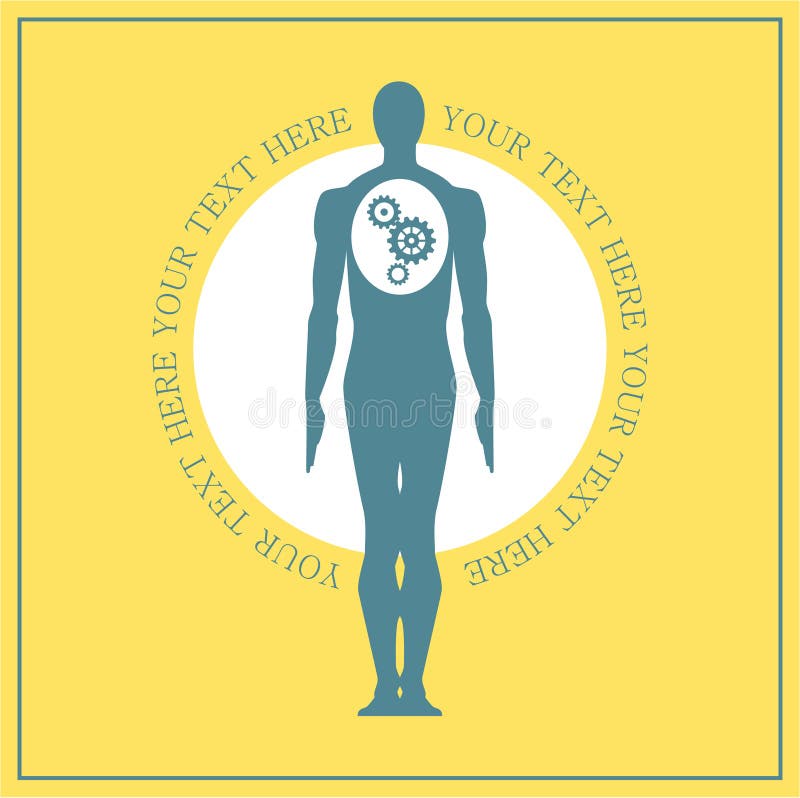 Het Lichaamskaart Van Het Toestel. Vector Illustratie - Illustration of ...