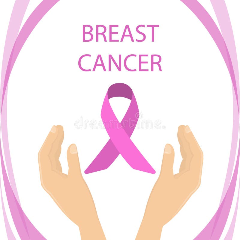 Borstkanker Roze Infografisch Voor Het Bewustzijn Van Vrouwen Vector ...