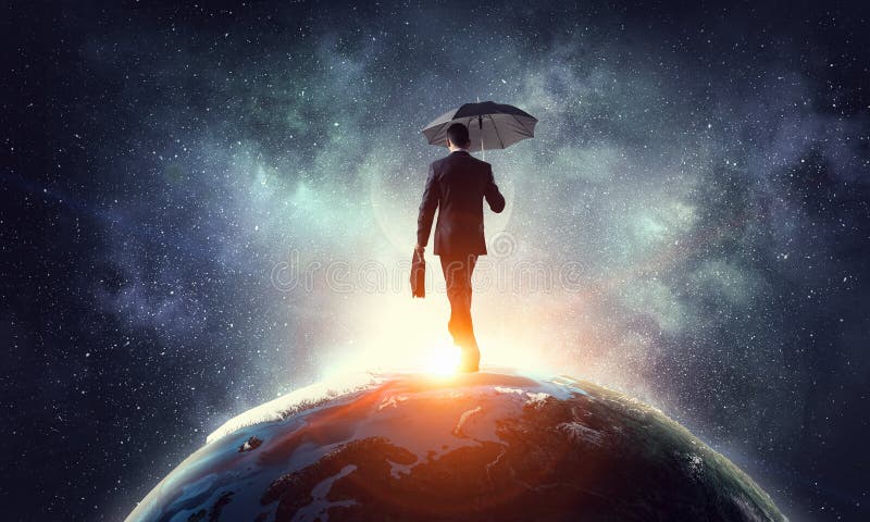 Het lopen rond de wereld stock foto. Image of rond, elegant - 92380776