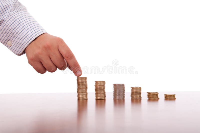 Het maken van geld stock foto. Image of toenemend, storting - 11593508