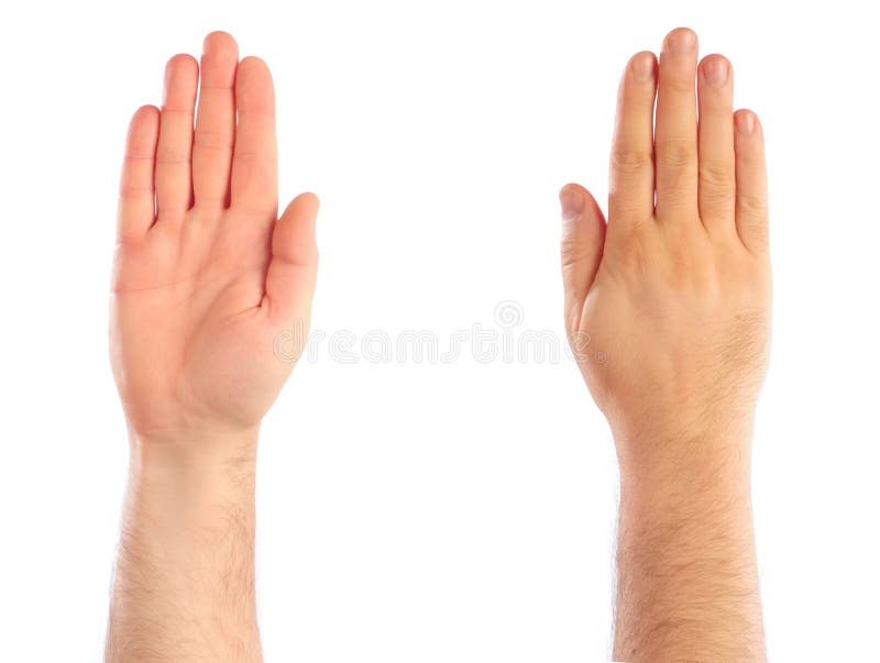 Het Mannelijke Handen Tellen Stock Afbeelding - Afbeelding bestaande ...