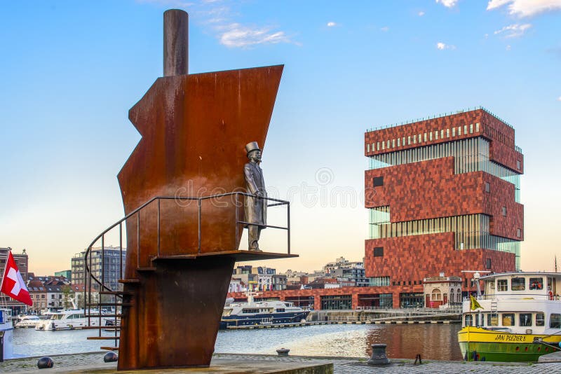 Het MAS Museum in Antwerpen, België Redactionele Fotografie - Image of ...
