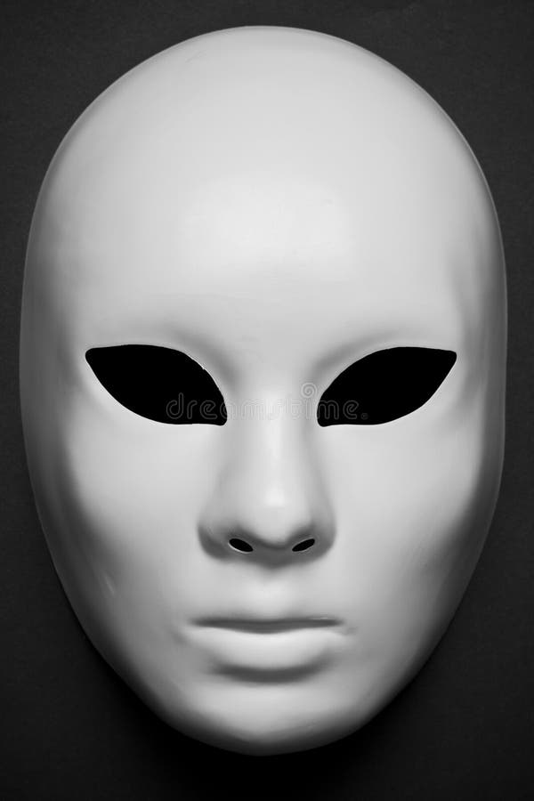 Het Concept Van Het Theater - Witte Maskers Stock Foto - Image of ...