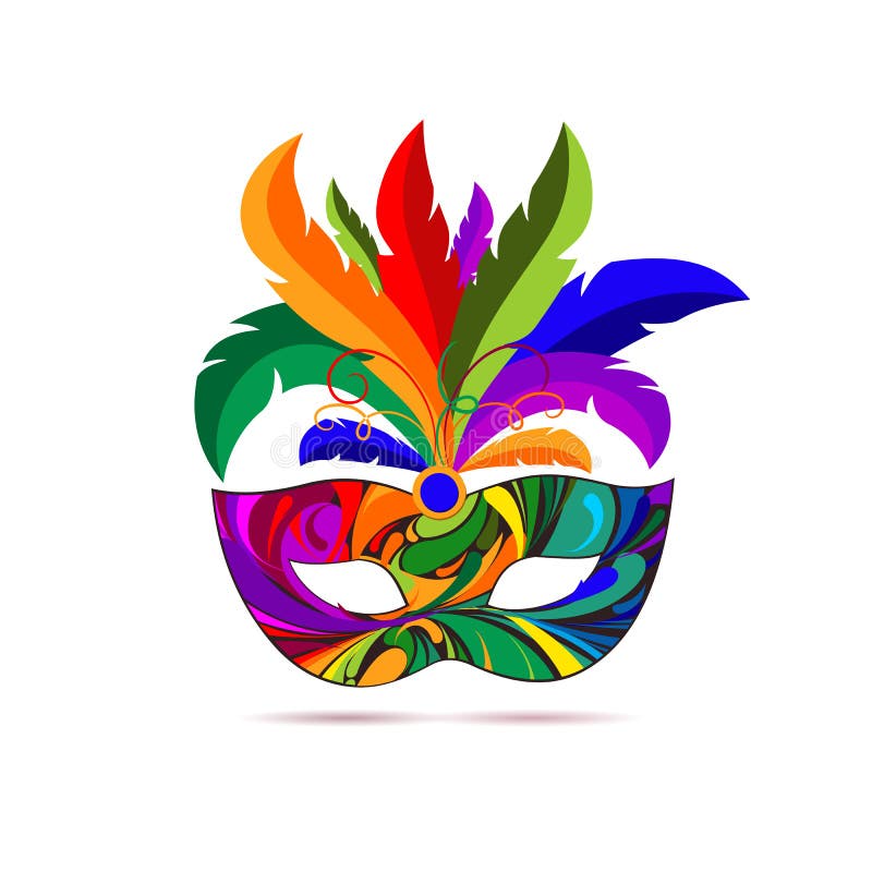 Het Masker Van Carnaval Vector Illustratie Vector Illustratie ...