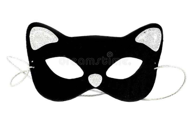 Kattenmasker stock foto. Image of geheimzinnigheid, manier - 22404258