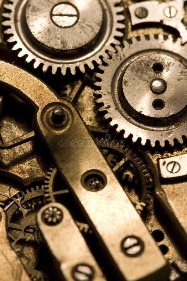 Het Mechanisme Van Het Horloge Stock Afbeelding - Image of mechanisme ...