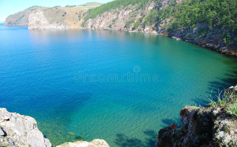 Baikalmeer stock foto. Image of schoon, zuiver, tafereel - 6323084