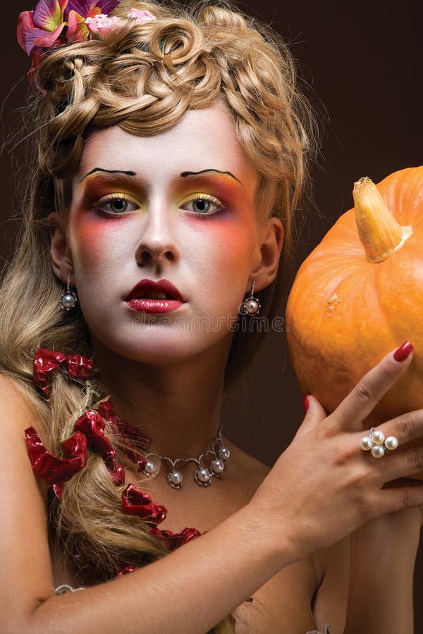 Het Model van Halloween stock foto. Image of chili, schoonheid - 7762638