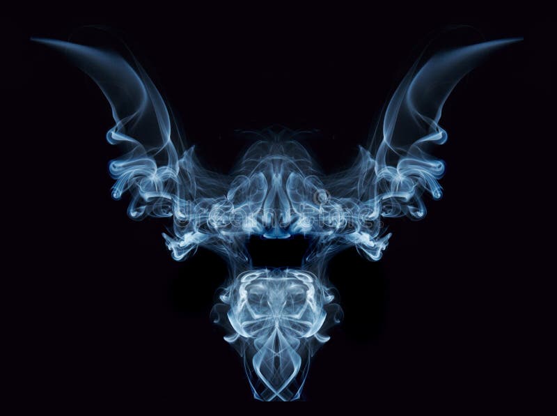 Het monster van de rook stock afbeelding. Image of etherisch - 3086241