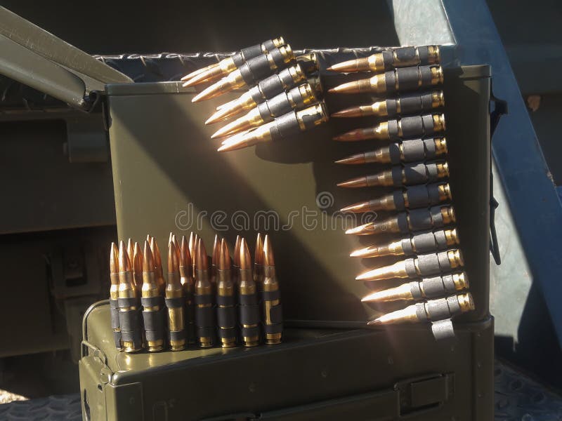 Verscheidenheid Van Munitie Stock Afbeelding - Image of volledig, geval ...