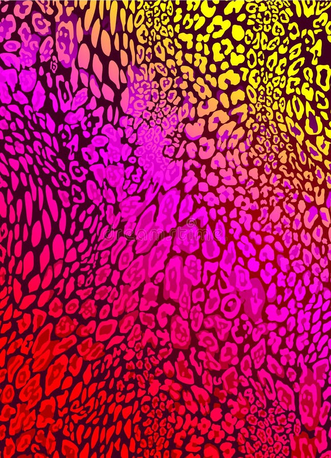 Het Naadloze Roze Patroon Van De Luipaardtextuur Vector Illustratie ...