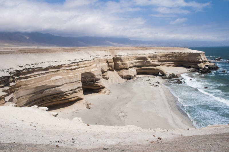 Natuurmonument La Portada, Chili Stock Foto - Image of oceaan ...