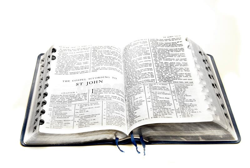 Het Nieuwe Testament St. John Van De Bijbel Stock Foto - Image of ...