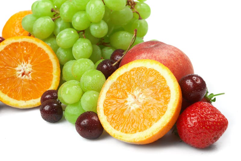 Het Nog-leven Van Vers Fruit Stock Foto - Afbeelding bestaande uit ...