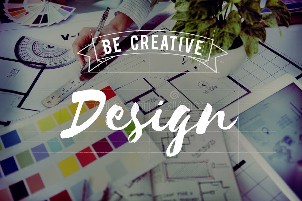 Het Ontwerp is Creatief Art Graphic Concept Stock Foto - Image of ...