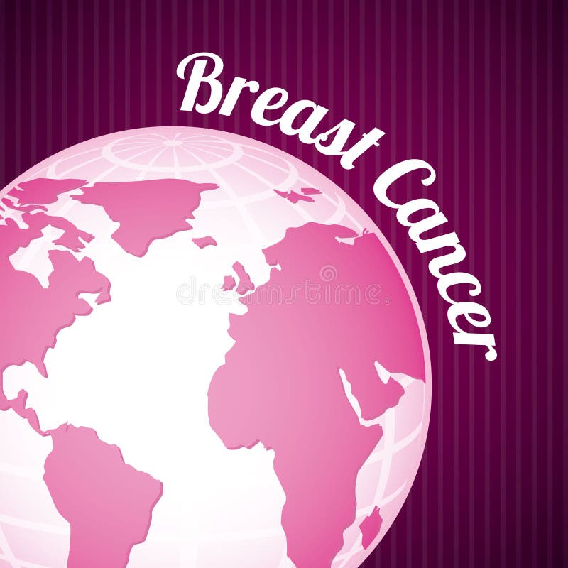 Het Ontwerp Van Borstkanker Vector Illustratie - Illustration of vrouw ...