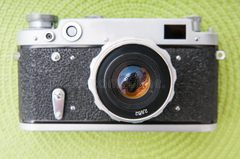 Het Ontwerp Van De Filmcamera Stock Afbeelding - Image of geïsoleerd ...