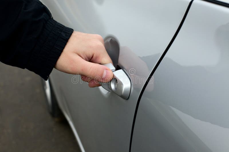 De Deur van de auto stock afbeelding. Image of veiligheid - 29848359